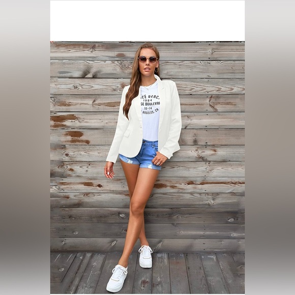 grapent | Jackets & Coats | Womens Business Casual Pockets Work Office ...